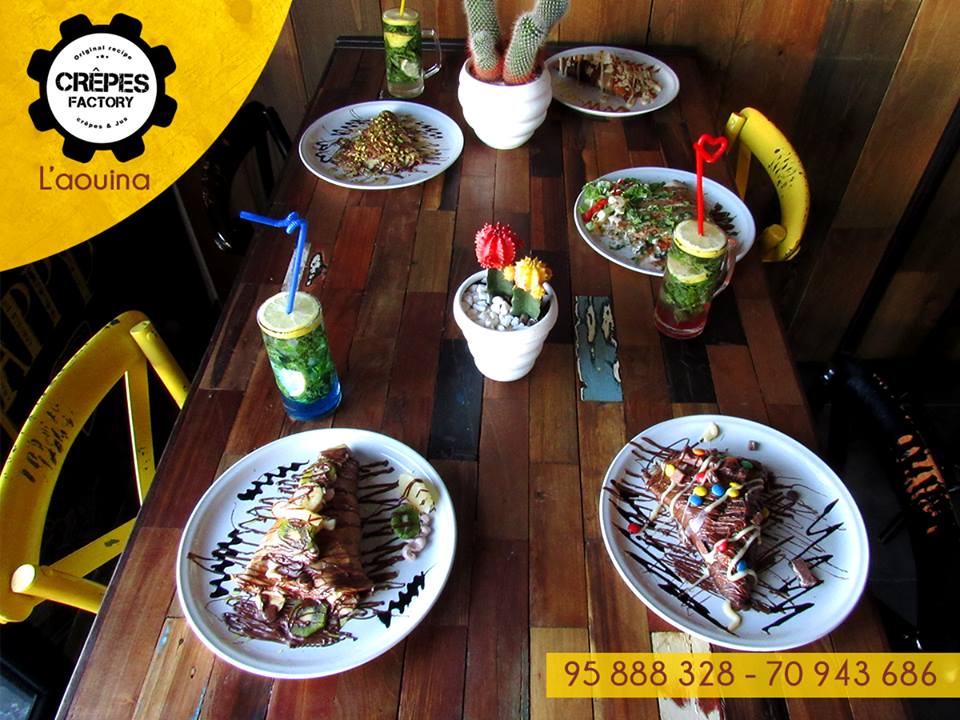 Crêpes Factory L'Aouina Bar à Crêpes El Aouina, menu, prix et avis ...